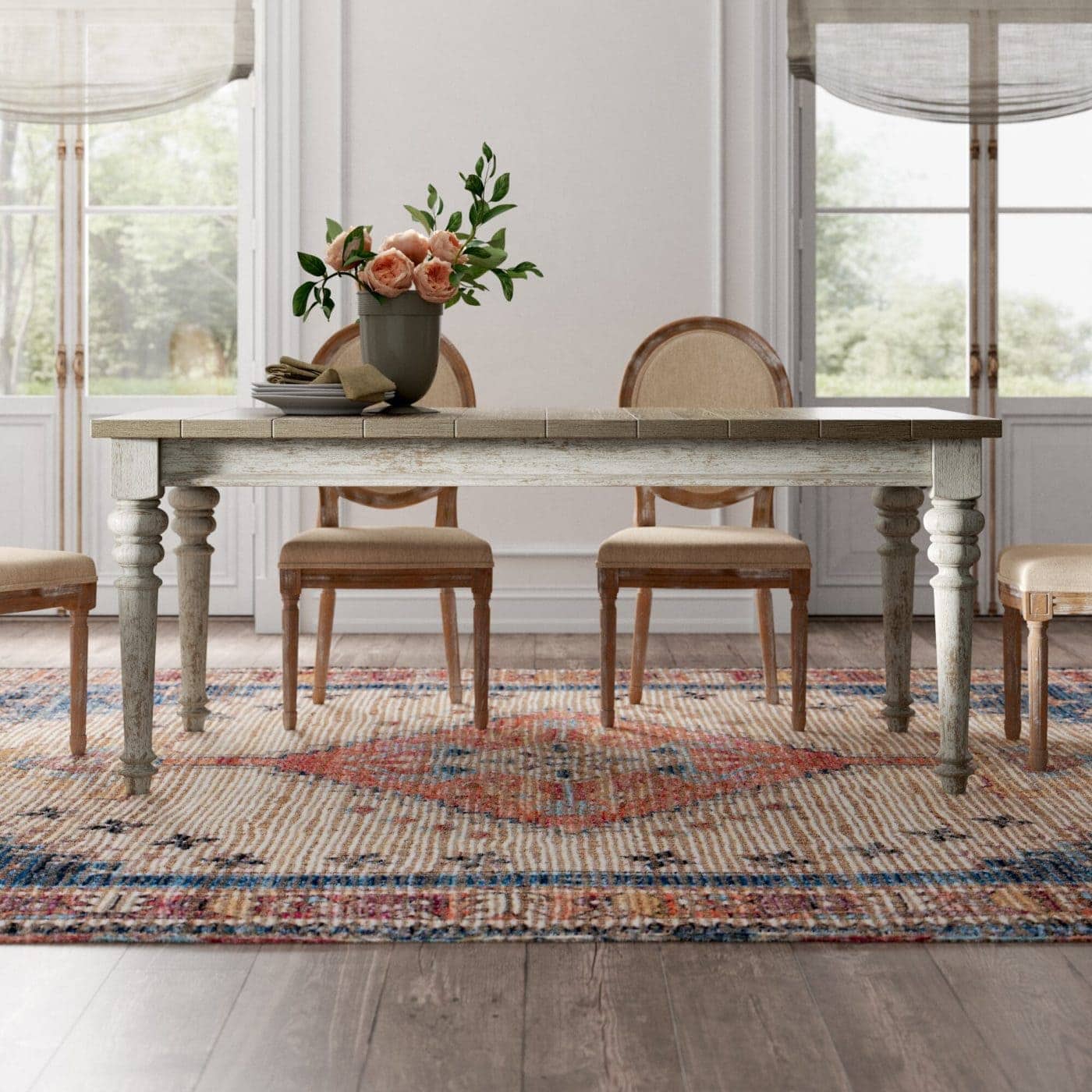 16 Best Farmhouse Dining Tables