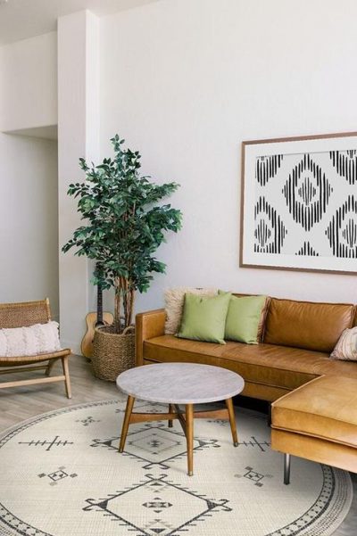 How to Place a Rug Under a Sectional Sofa - 12 Ideas