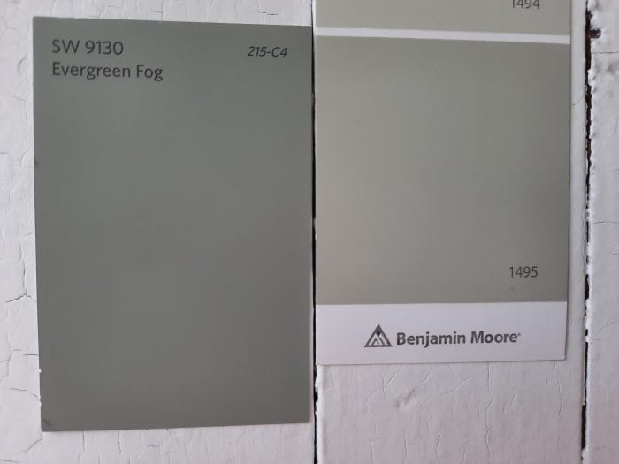 Sherwin Williams Evergreen Fog Paint Color Review