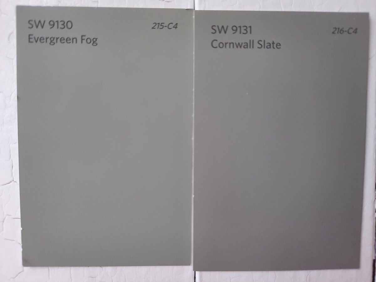 Sherwin Williams Evergreen Fog Paint Color Review