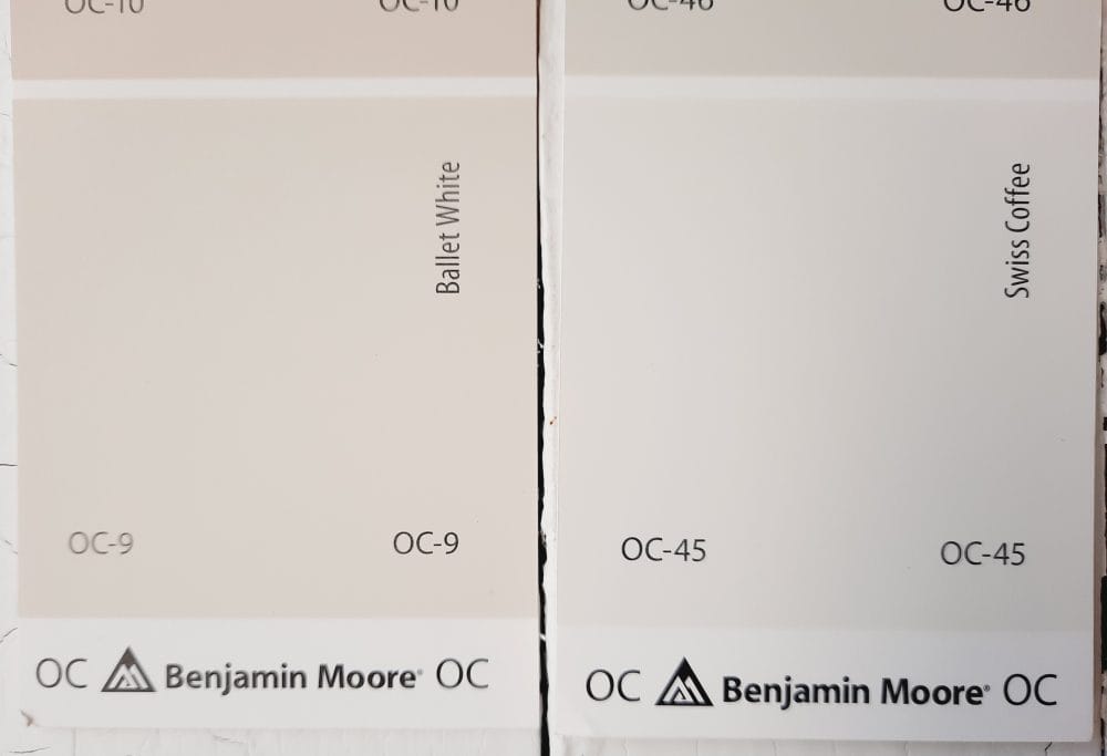 Ballet White Vs Swiss Coffee