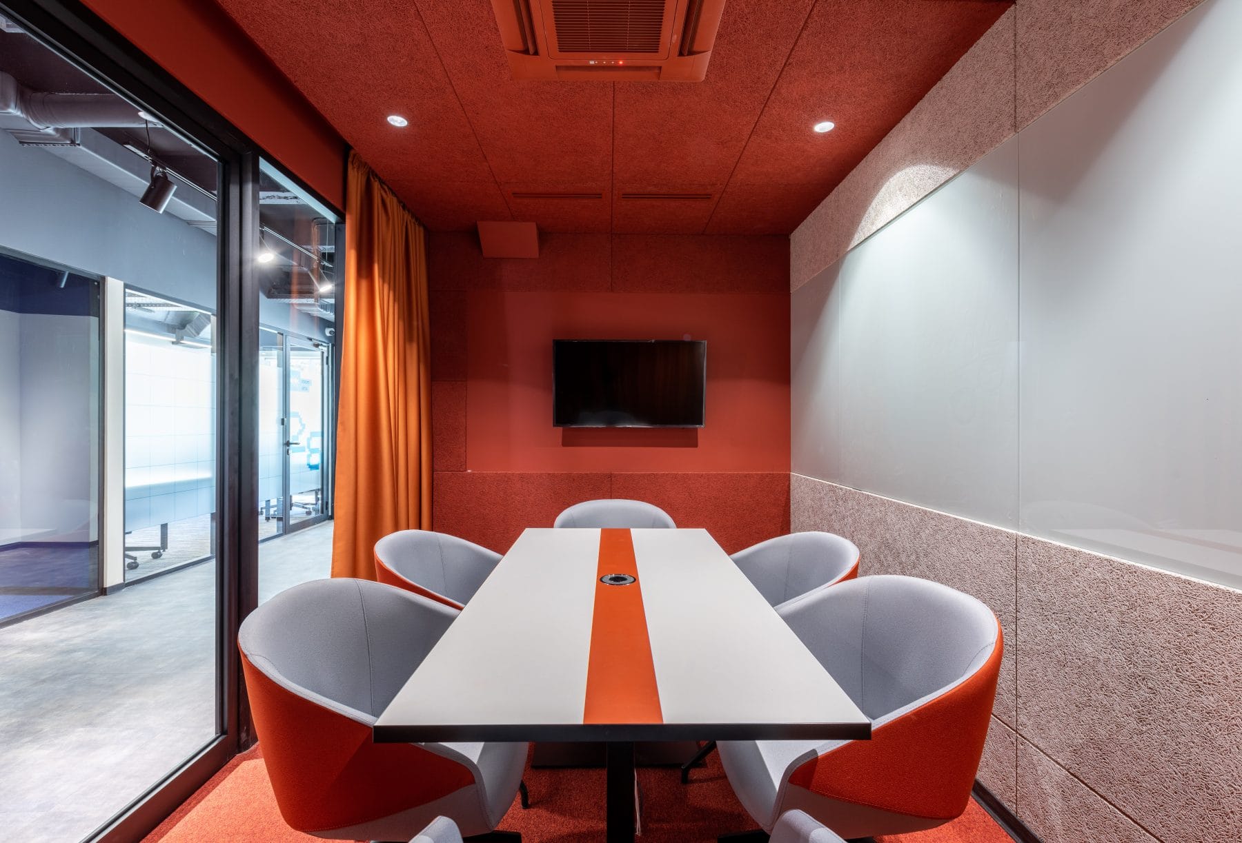What Color Matches Orange Walls